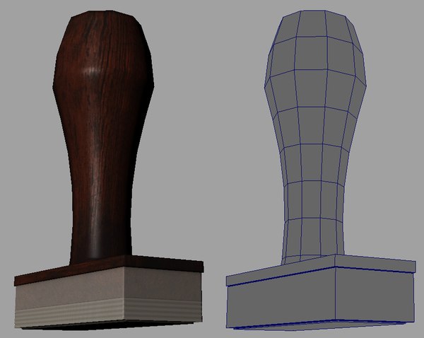 3d rubber stamp model