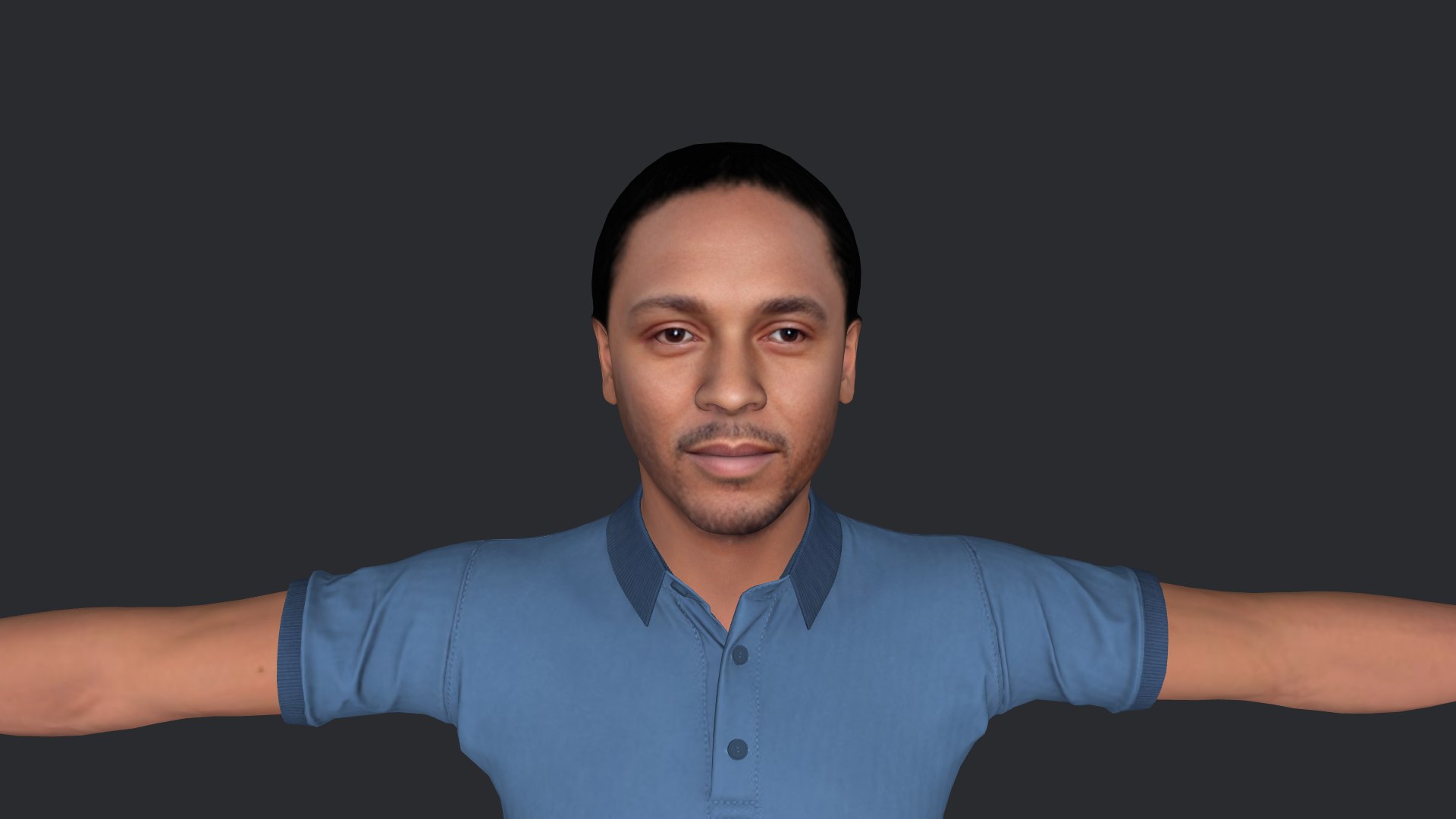 3D Kendrick Lamar Hyper Realistic Full Body Fully Rigged 3D Character ...