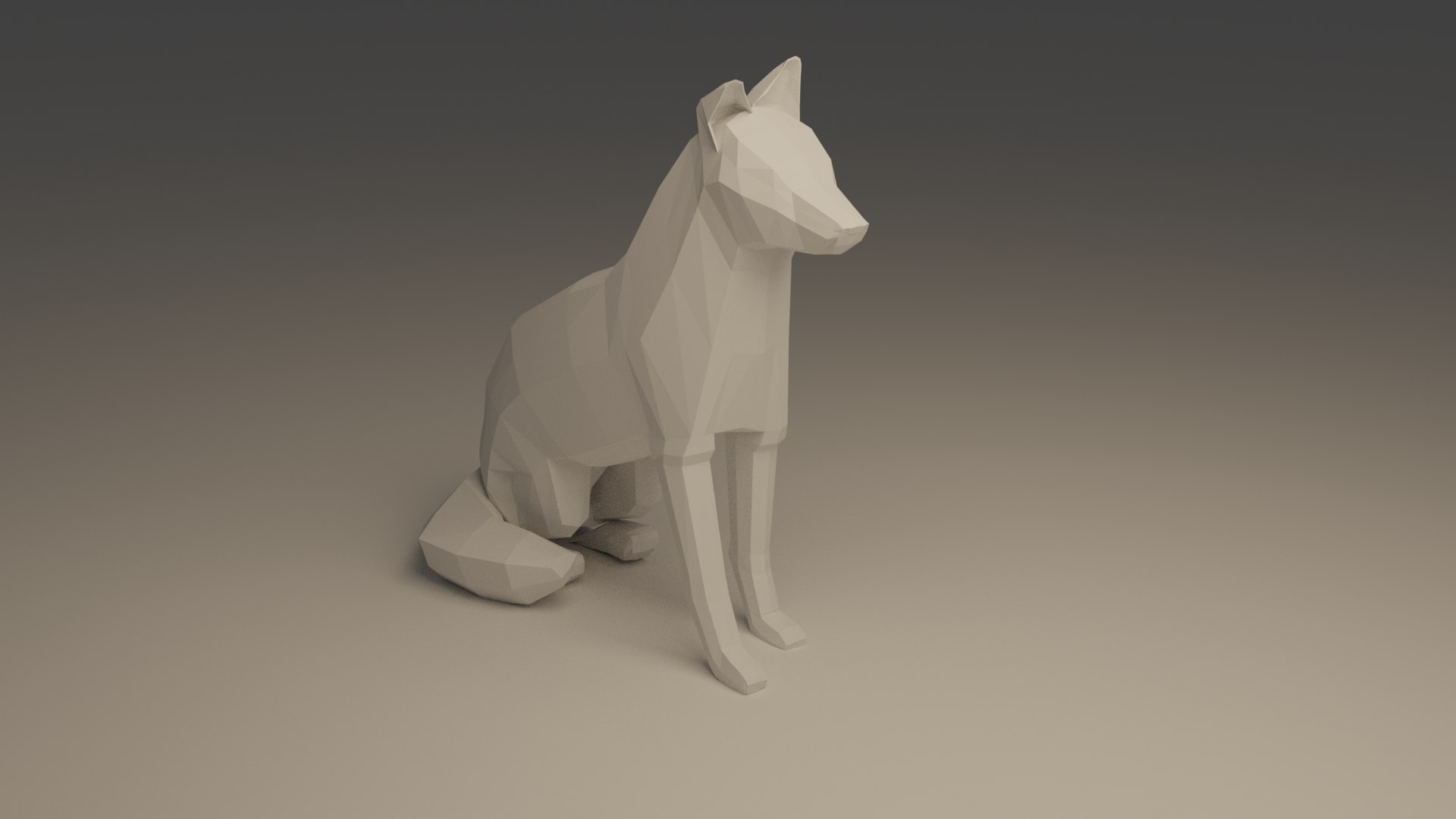 3D Low Poly Fox - TurboSquid 1990264