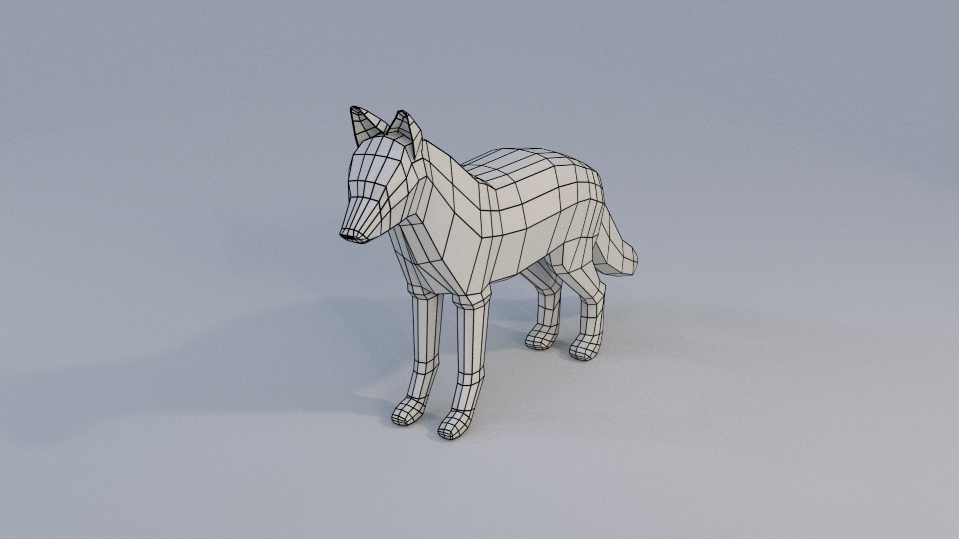 3D Low Poly Fox - TurboSquid 1990264