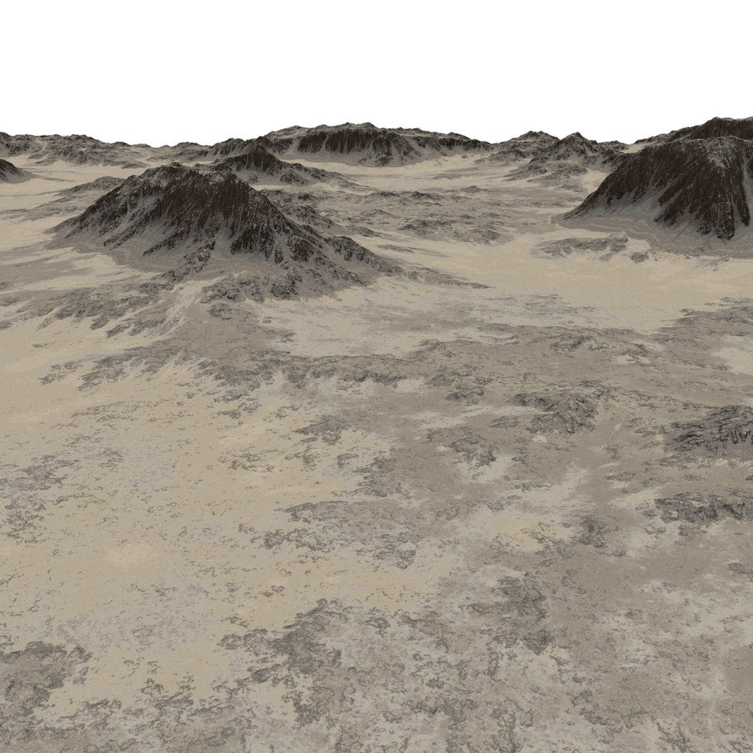 3D Desert Terrain - TurboSquid 1368133