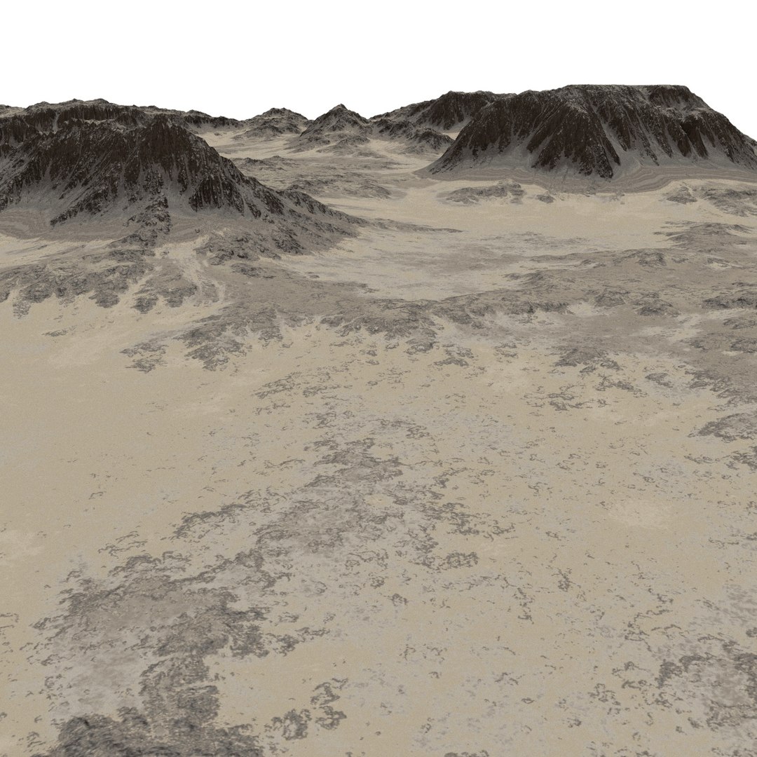 3D Desert Terrain - TurboSquid 1368133