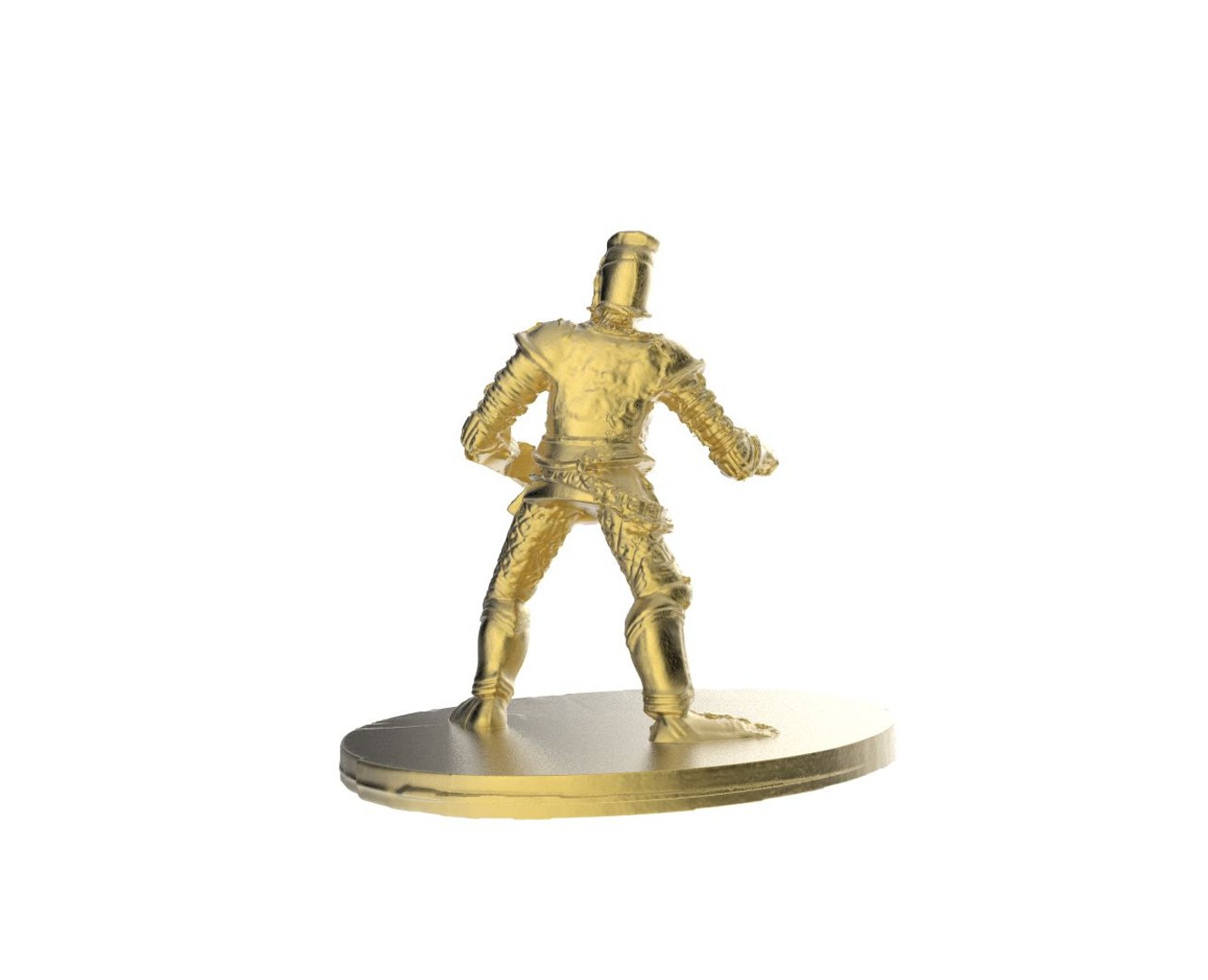 Knight Statue Scan Obj