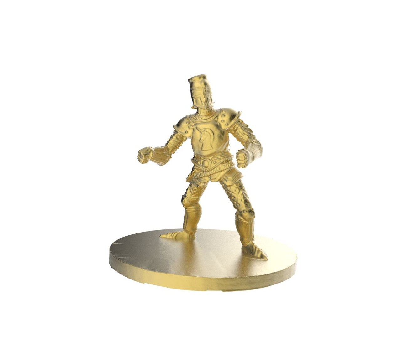 Knight Statue Scan Obj