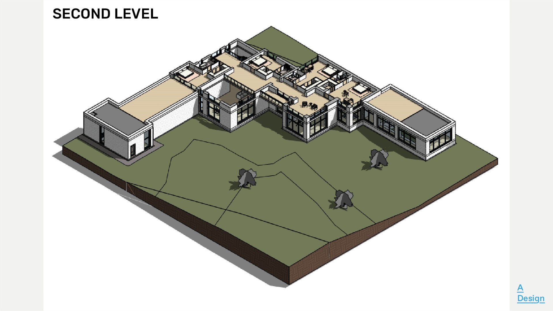 3D Modern Forest House - Revit Model - TurboSquid 2054040