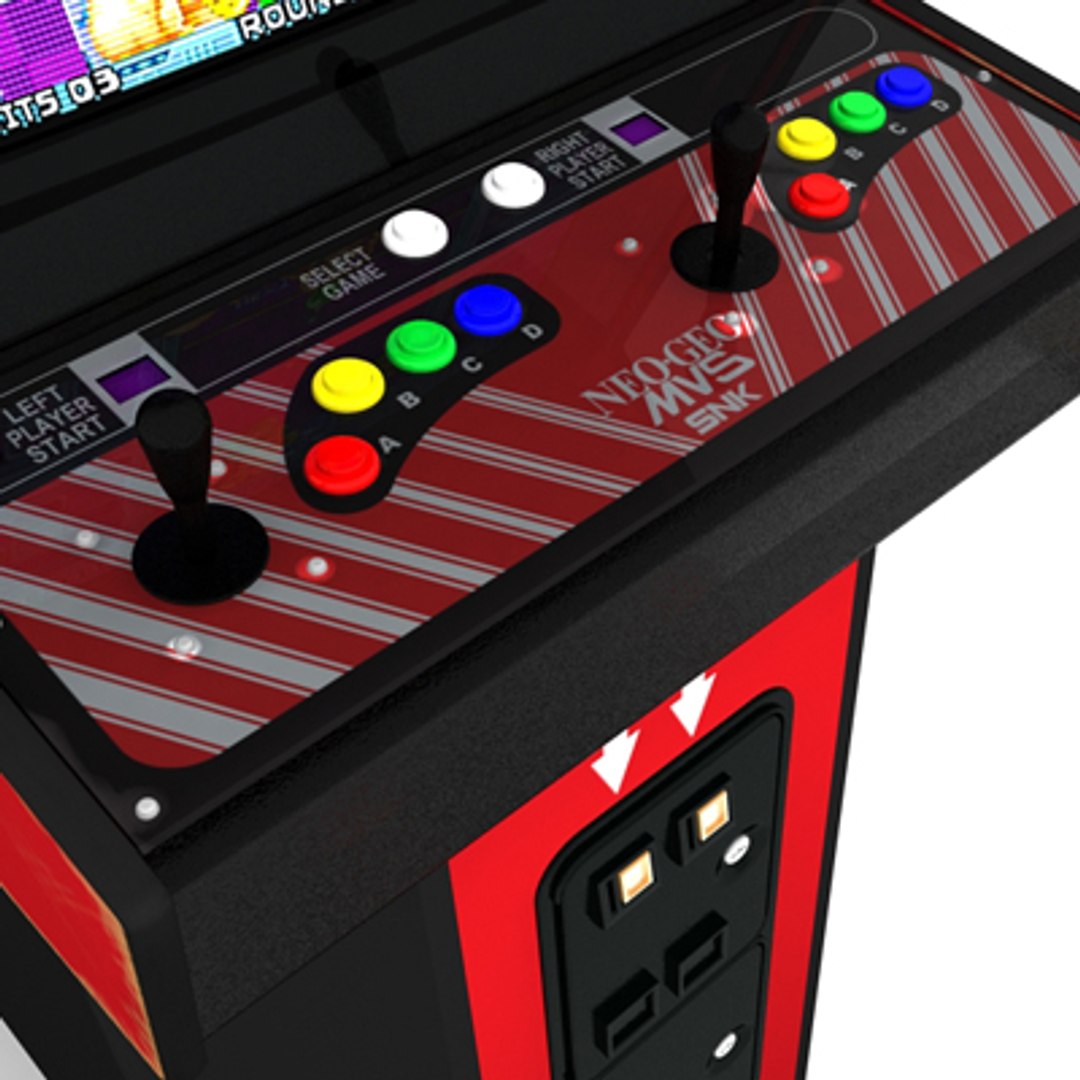 Neo-geo Stand-up Arcade Unit 3d Max