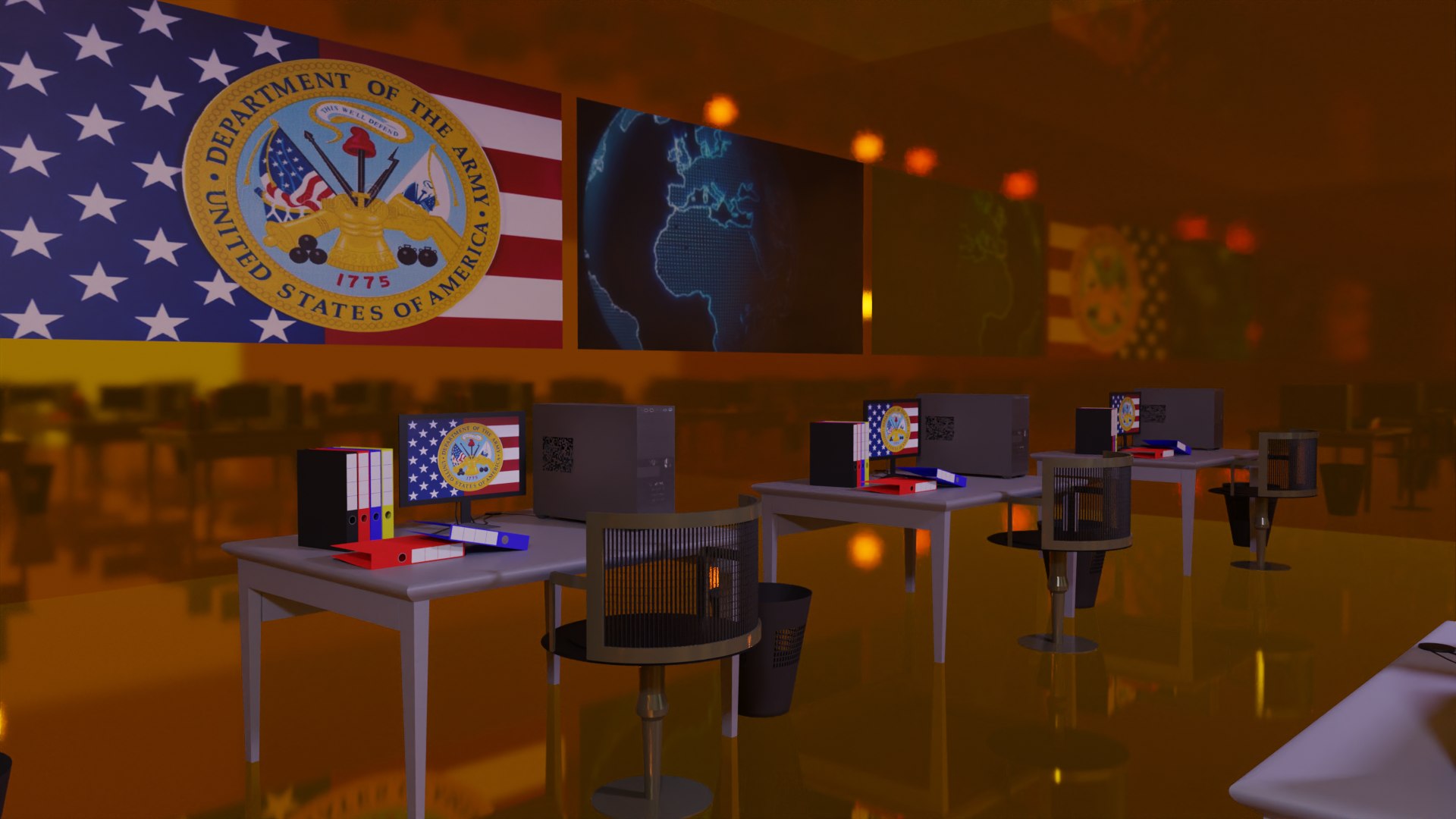 Military Control Room 3D - TurboSquid 2055999