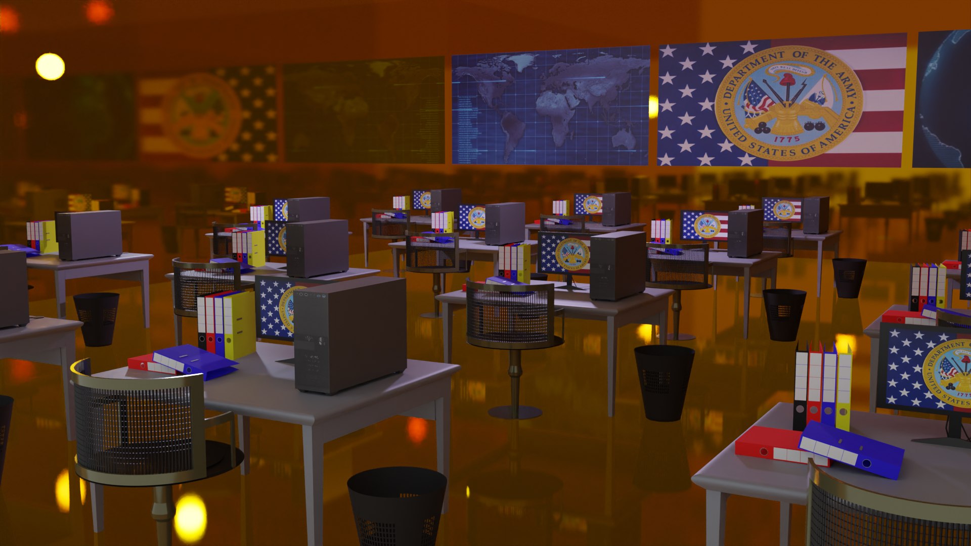 Military Control Room 3D - TurboSquid 2055999