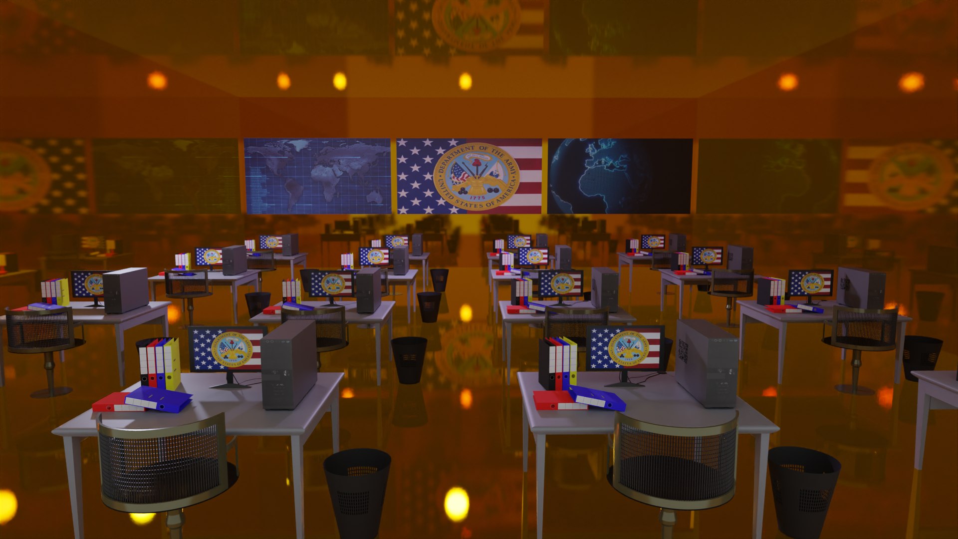 Military Control Room 3D - TurboSquid 2055999