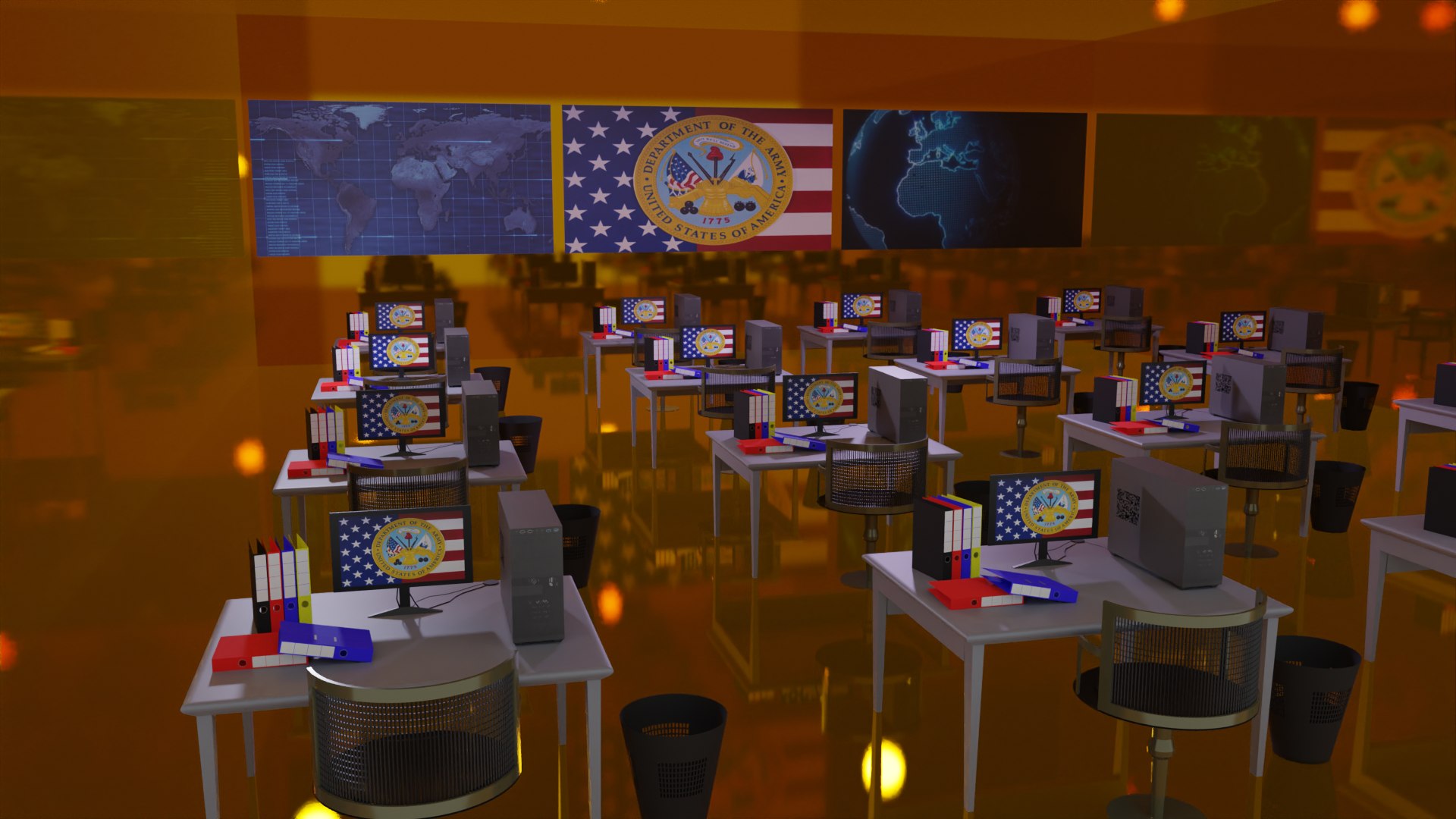 Military Control Room 3D - TurboSquid 2055999