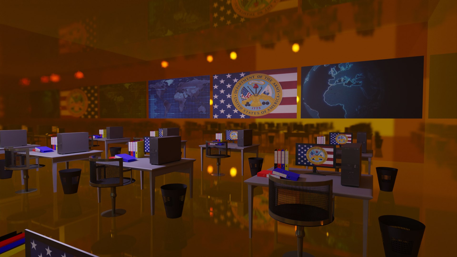 Military Control Room 3D - TurboSquid 2055999