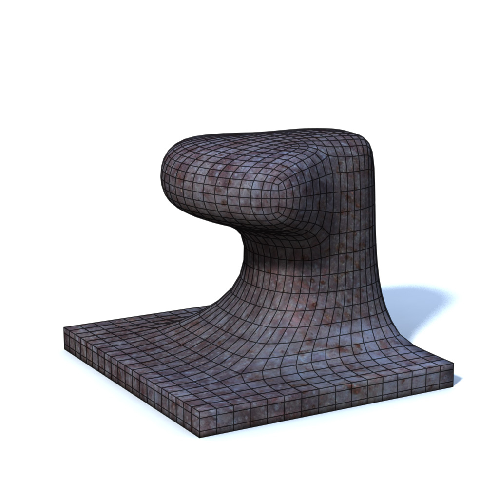 3d bollards model