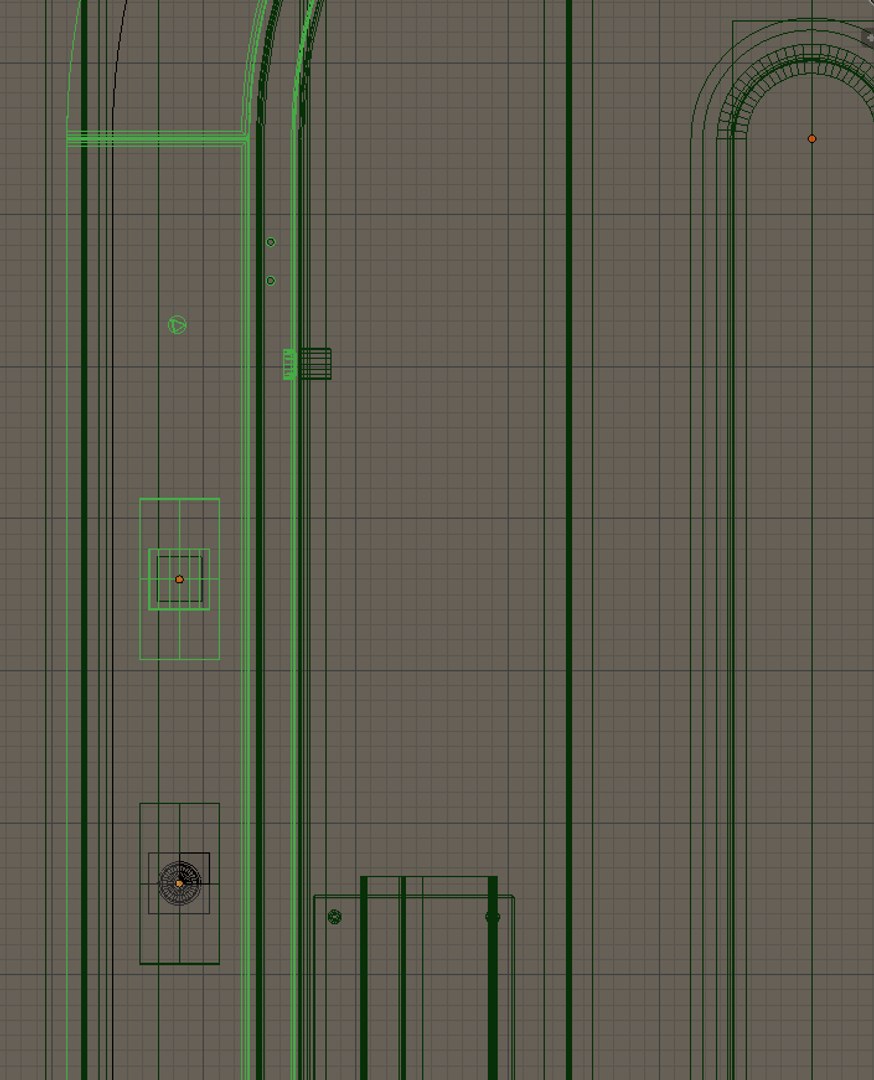 3D Vintage European Elevator Door Model - TurboSquid 1187418