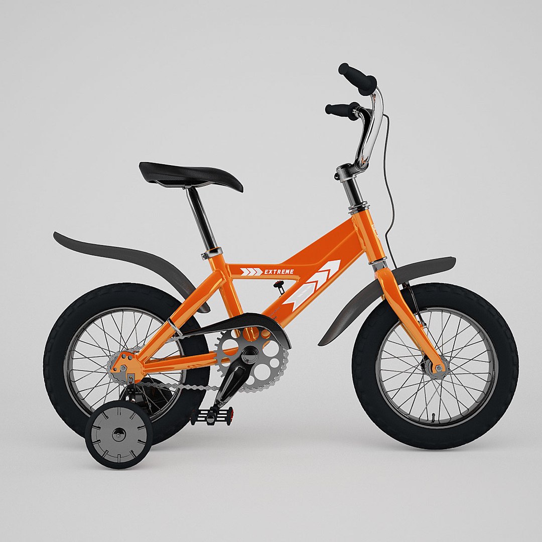 3d bicycle render