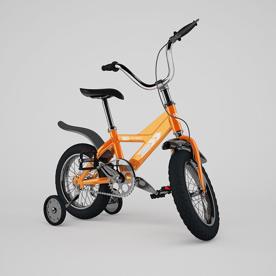 3d bicycle render