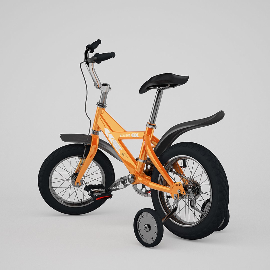 3d bicycle render