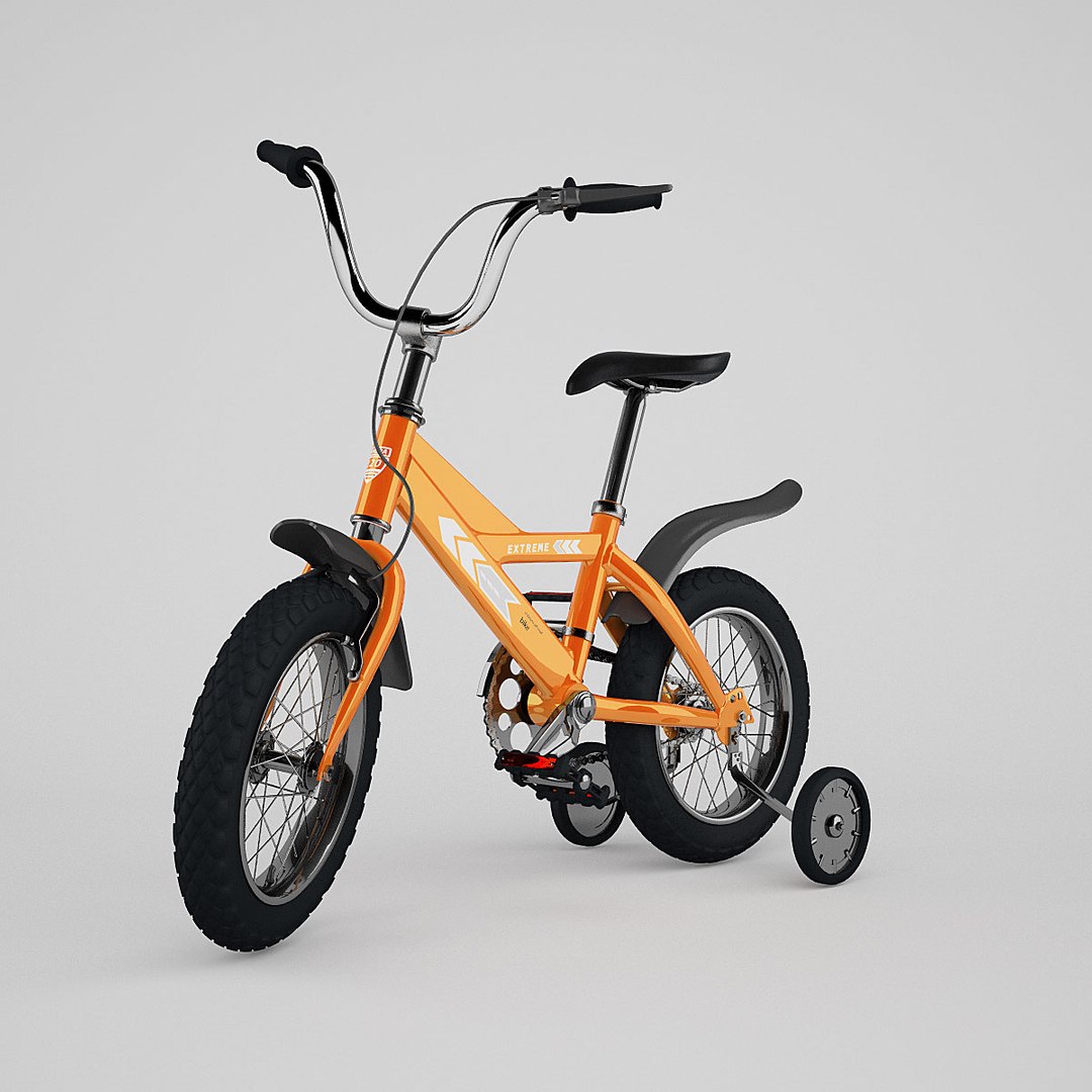3d bicycle render