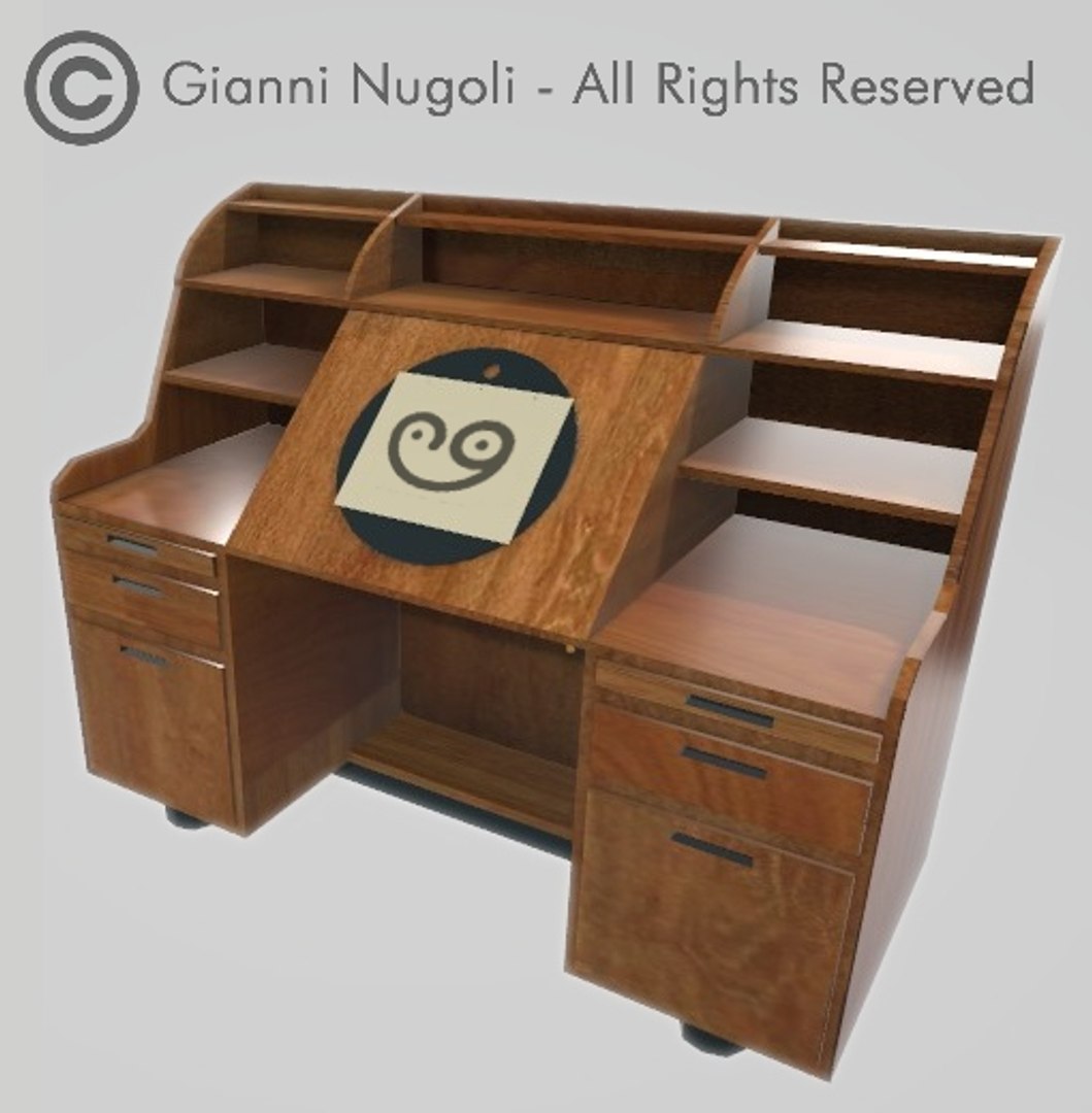 3D Animation Desk - TurboSquid 1938691