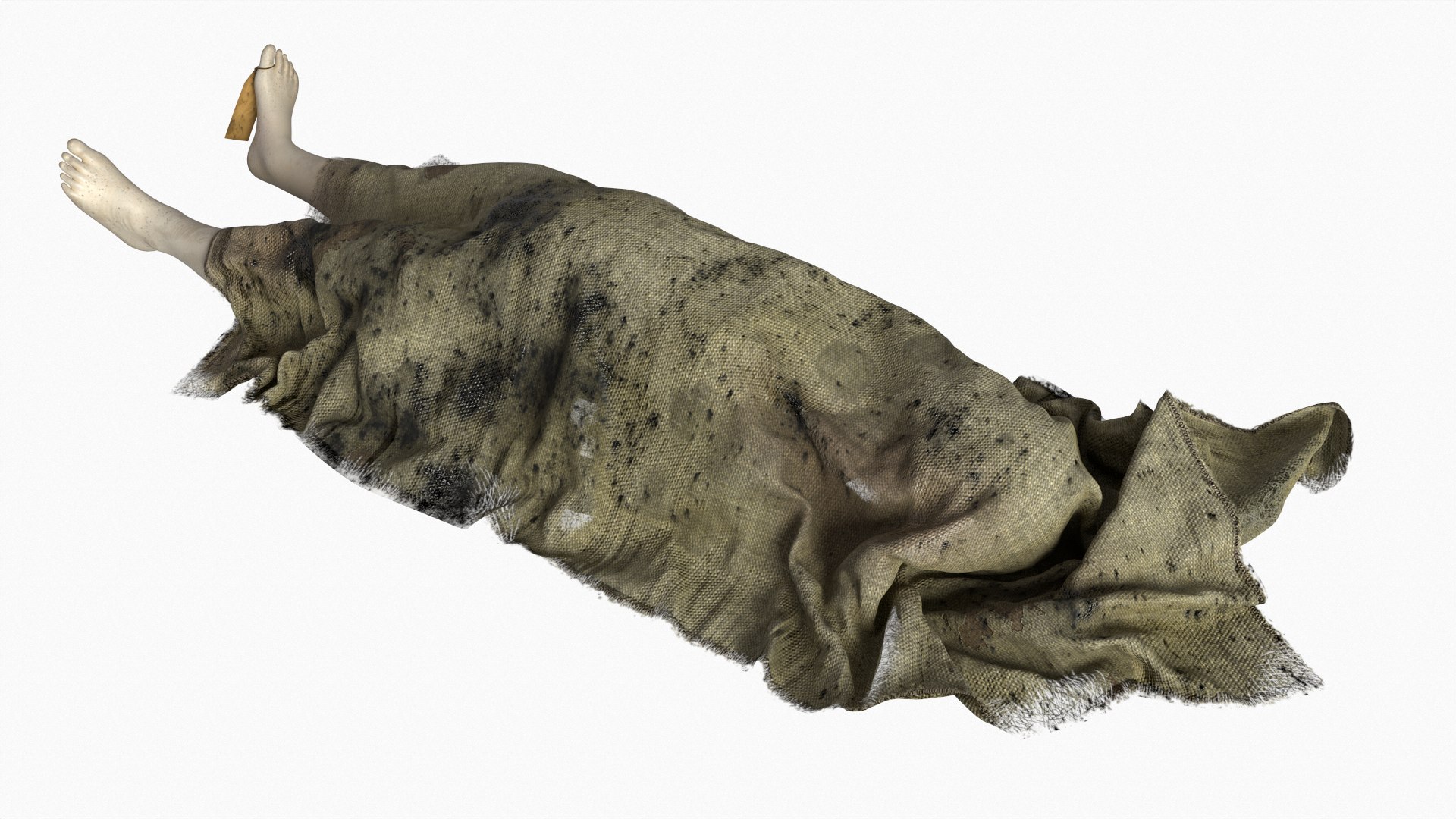 3D Stylized Dead Body Vol1 Model - TurboSquid 1751047