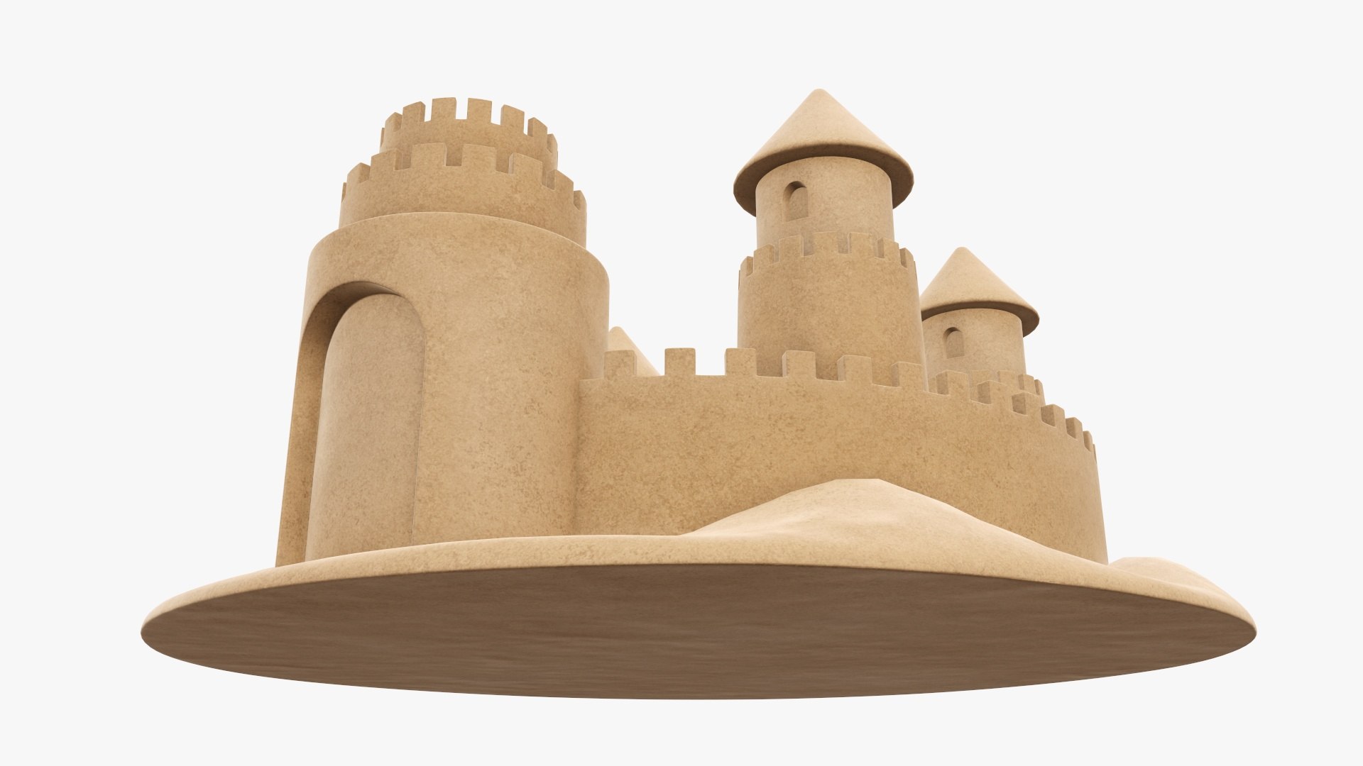 Castle Sand 3D Model - TurboSquid 1645146