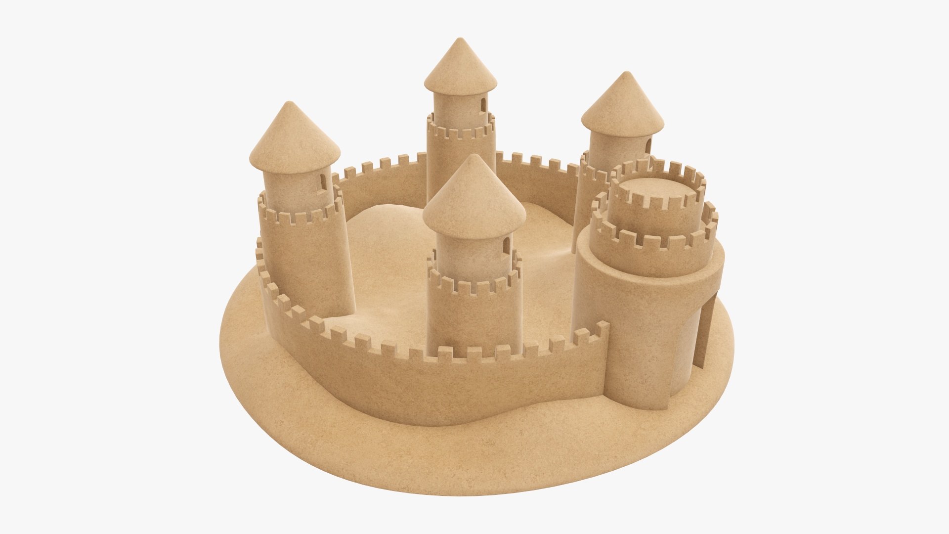 Castle Sand 3D Model - TurboSquid 1645146