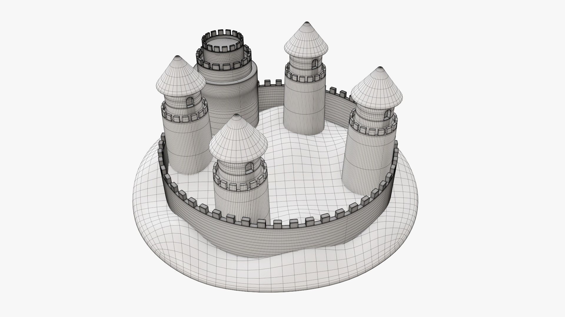 Castle Sand 3D Model - TurboSquid 1645146