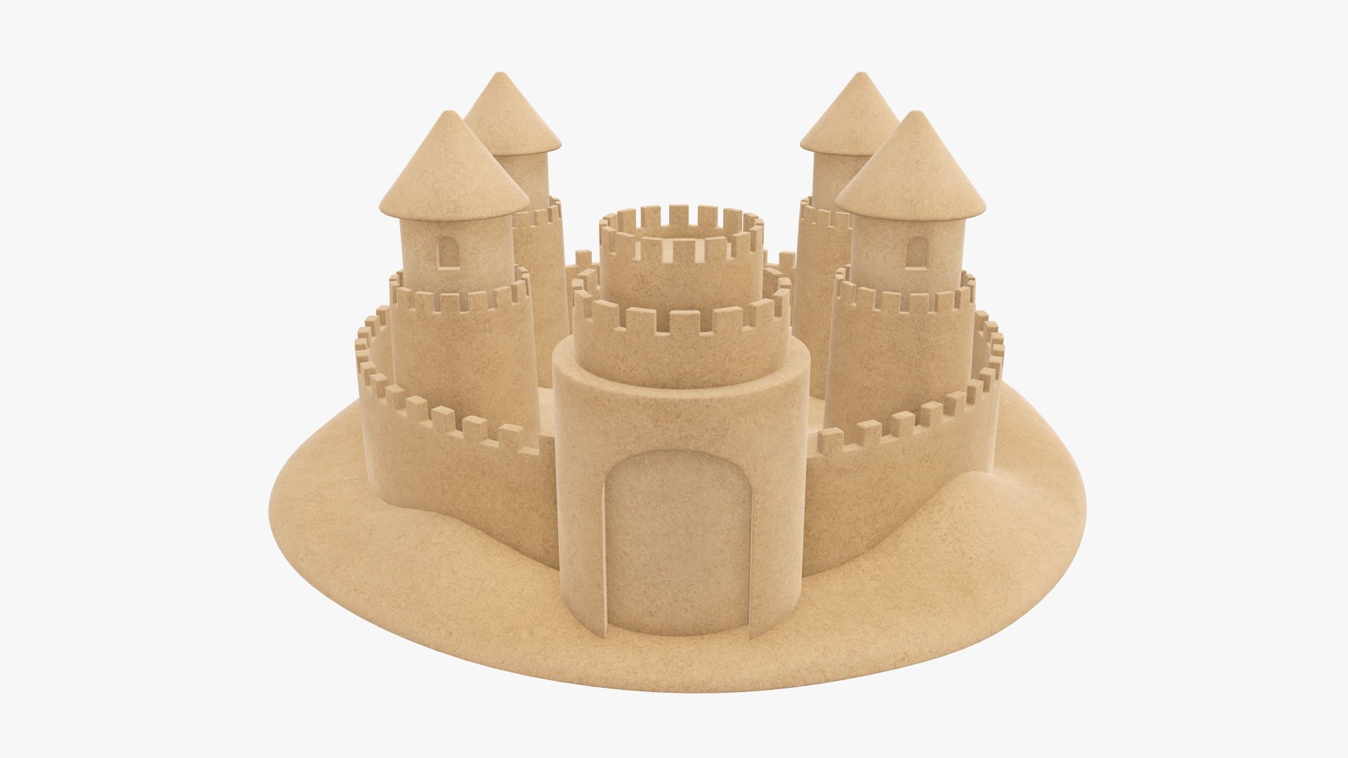 Castle Sand 3D Model - TurboSquid 1645146