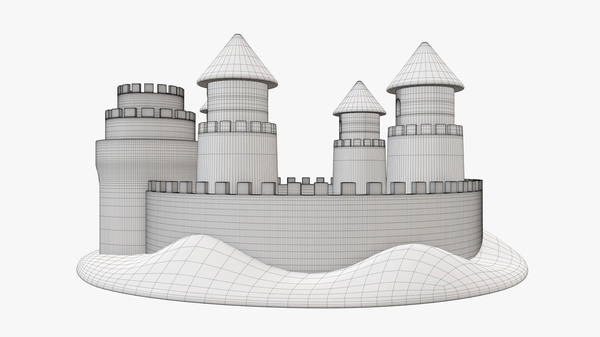 Castle Sand 3D Model - TurboSquid 1645146