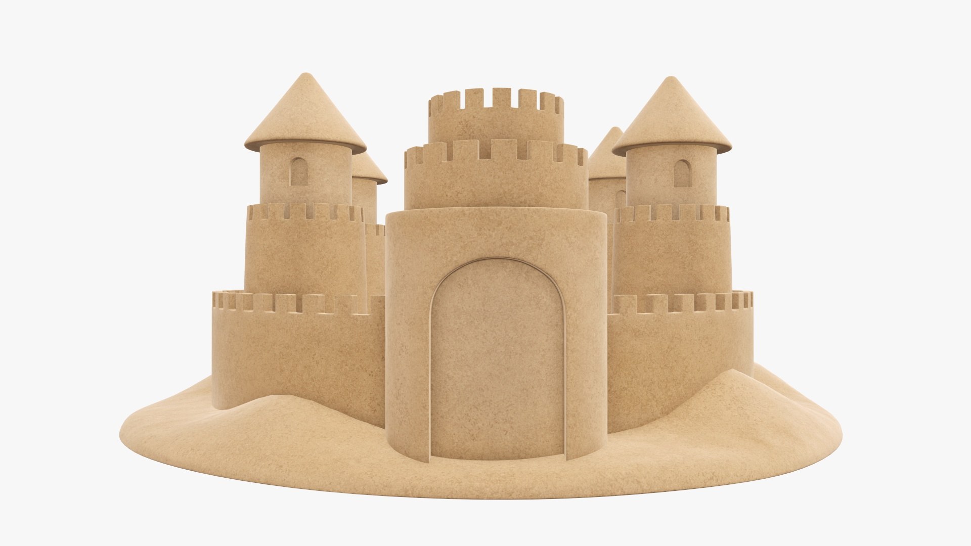 Castle Sand 3D Model - TurboSquid 1645146