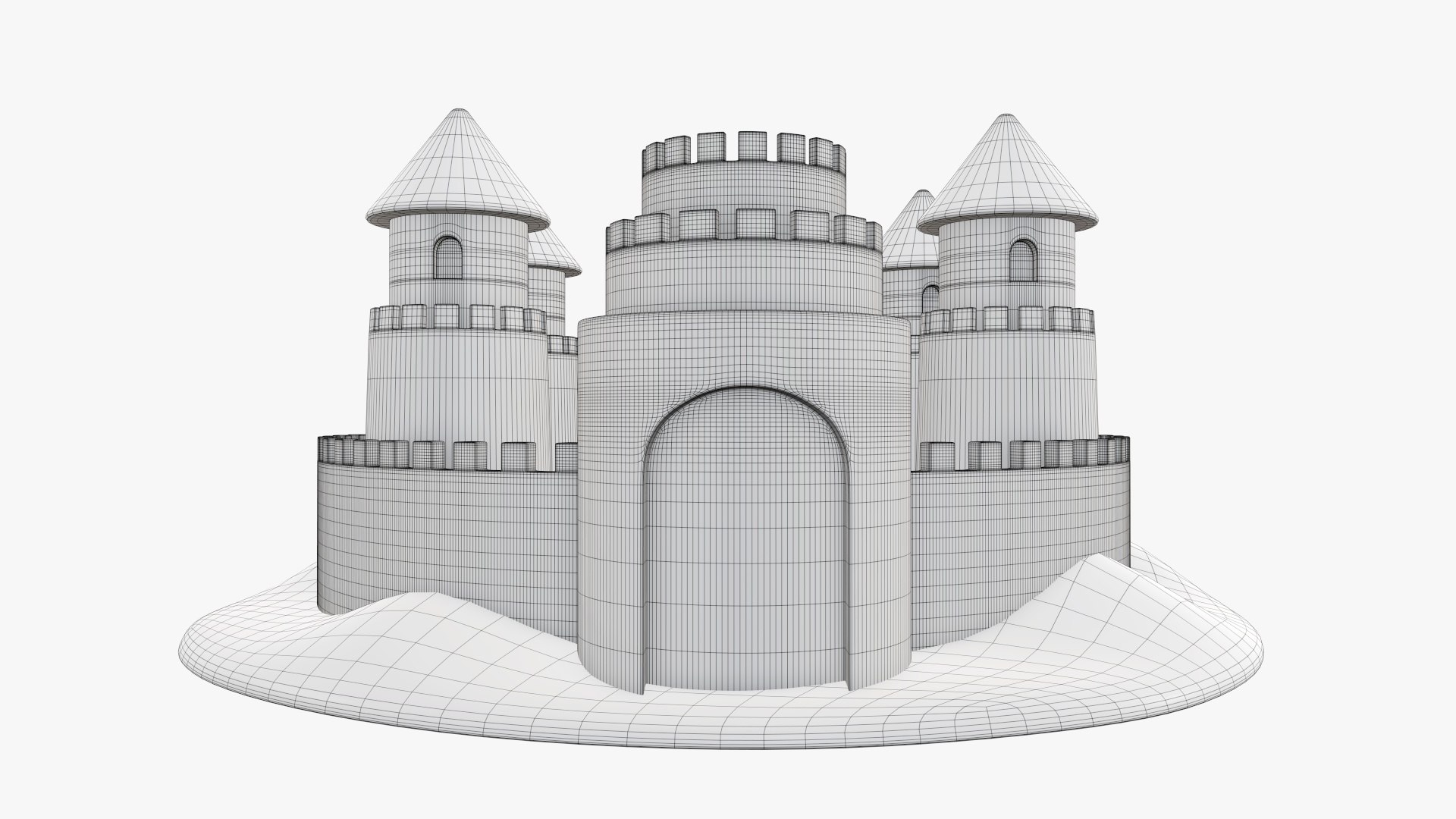 Castle Sand 3D Model - TurboSquid 1645146