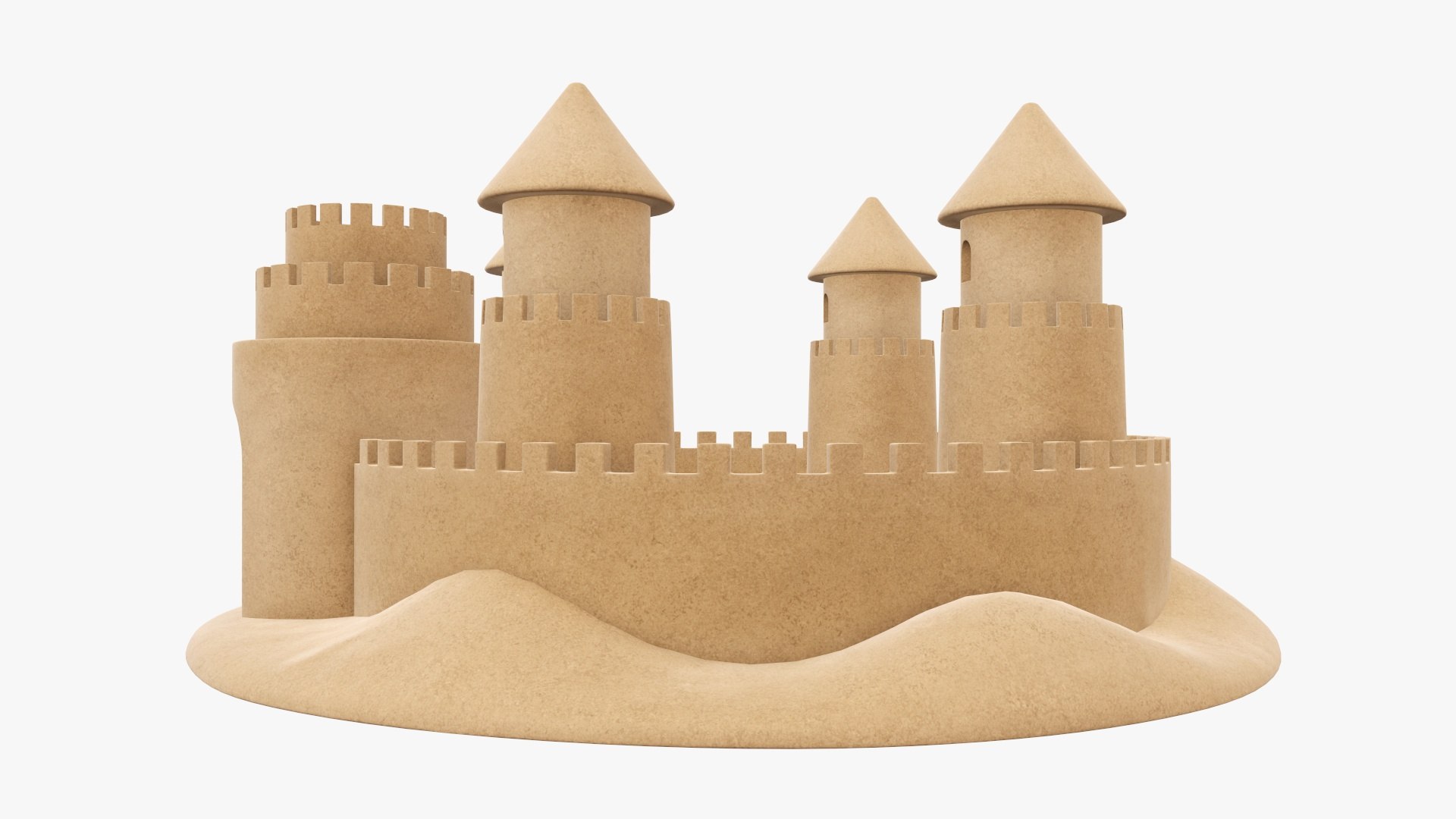 Castle Sand 3D Model - TurboSquid 1645146