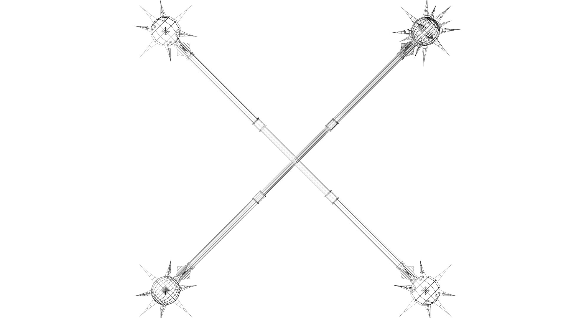 3d daibo weapon polearm model