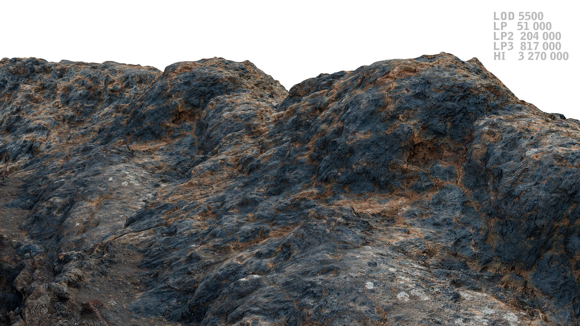 lava scanned 8k 3d max