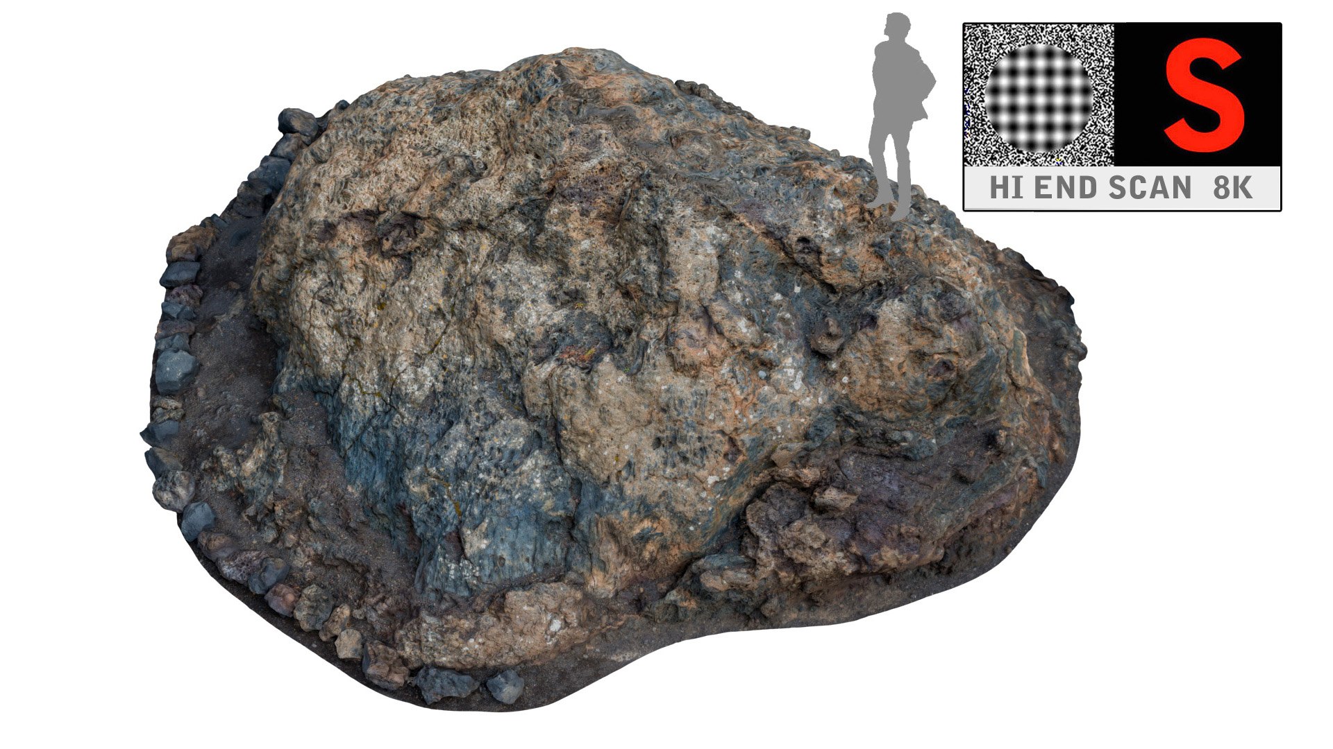 lava scanned 8k 3d max