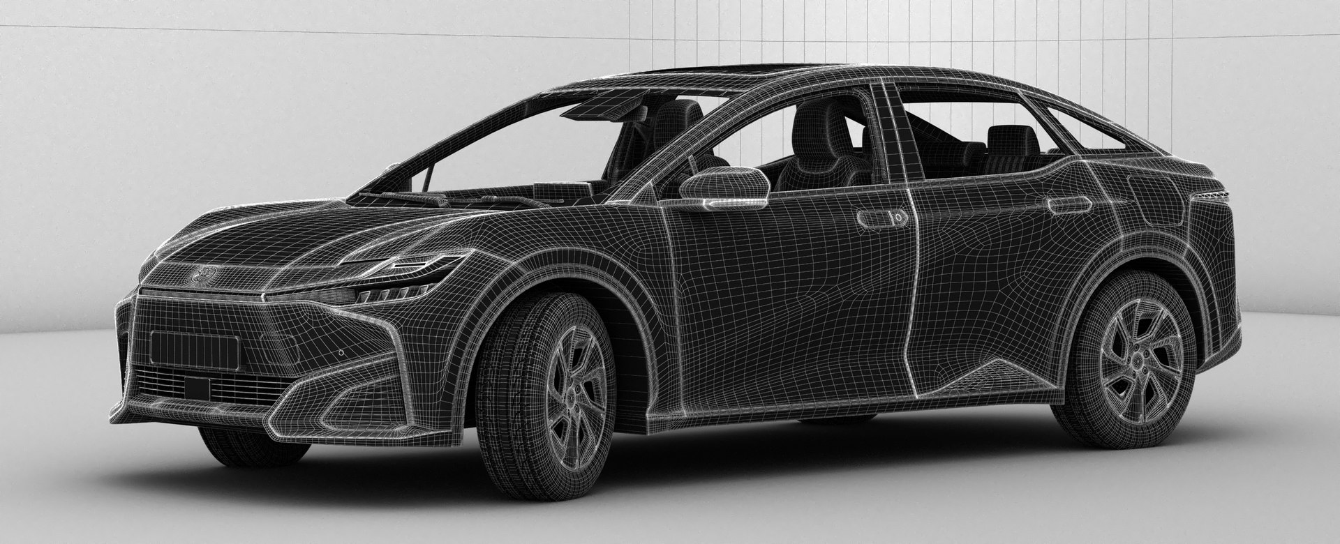 3D Toyota BZ3 2023 Low Interior - TurboSquid 2101590