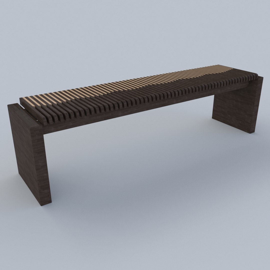 Bench 3D - TurboSquid 1308364