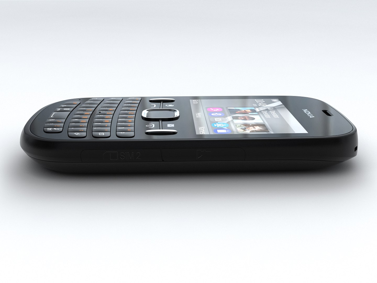 Nokia Asha 200 3d Model