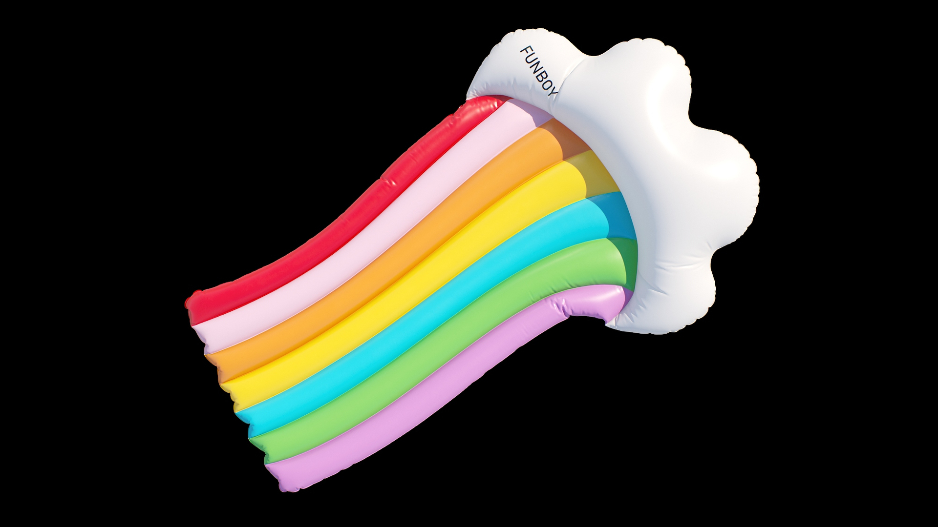 3D Funboy rainbow lounger tube float - TurboSquid 1777895