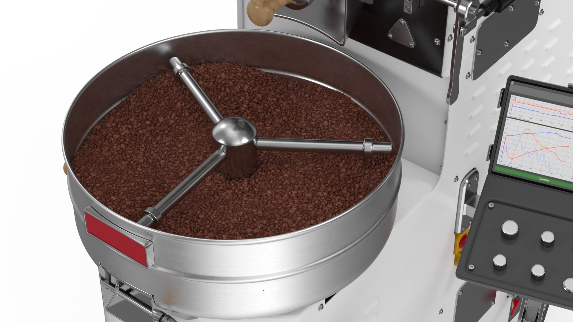 Coffee Roaster Machine White 3D Model - TurboSquid 2194293