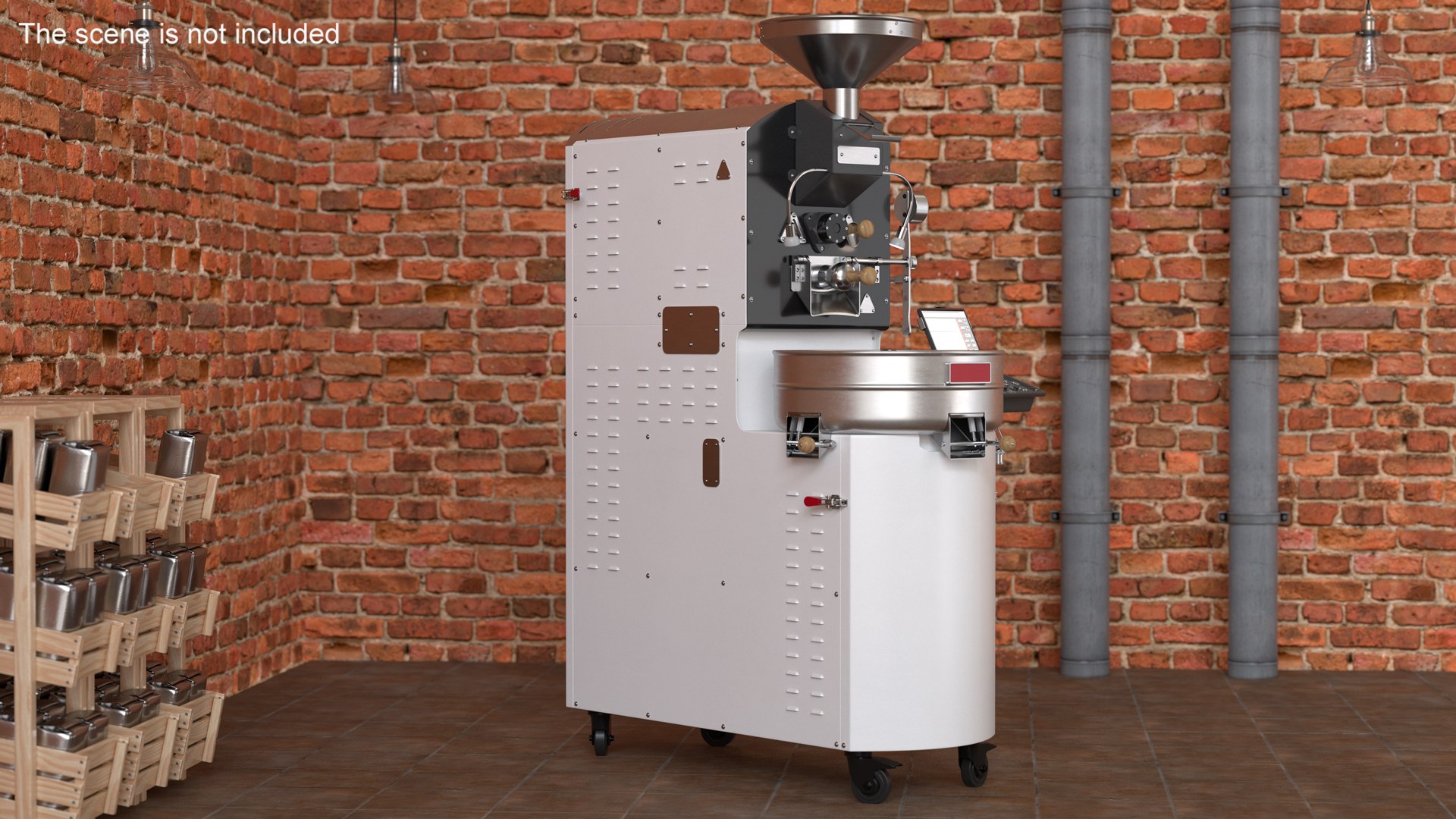 Coffee Roaster Machine White 3D Model - TurboSquid 2194293
