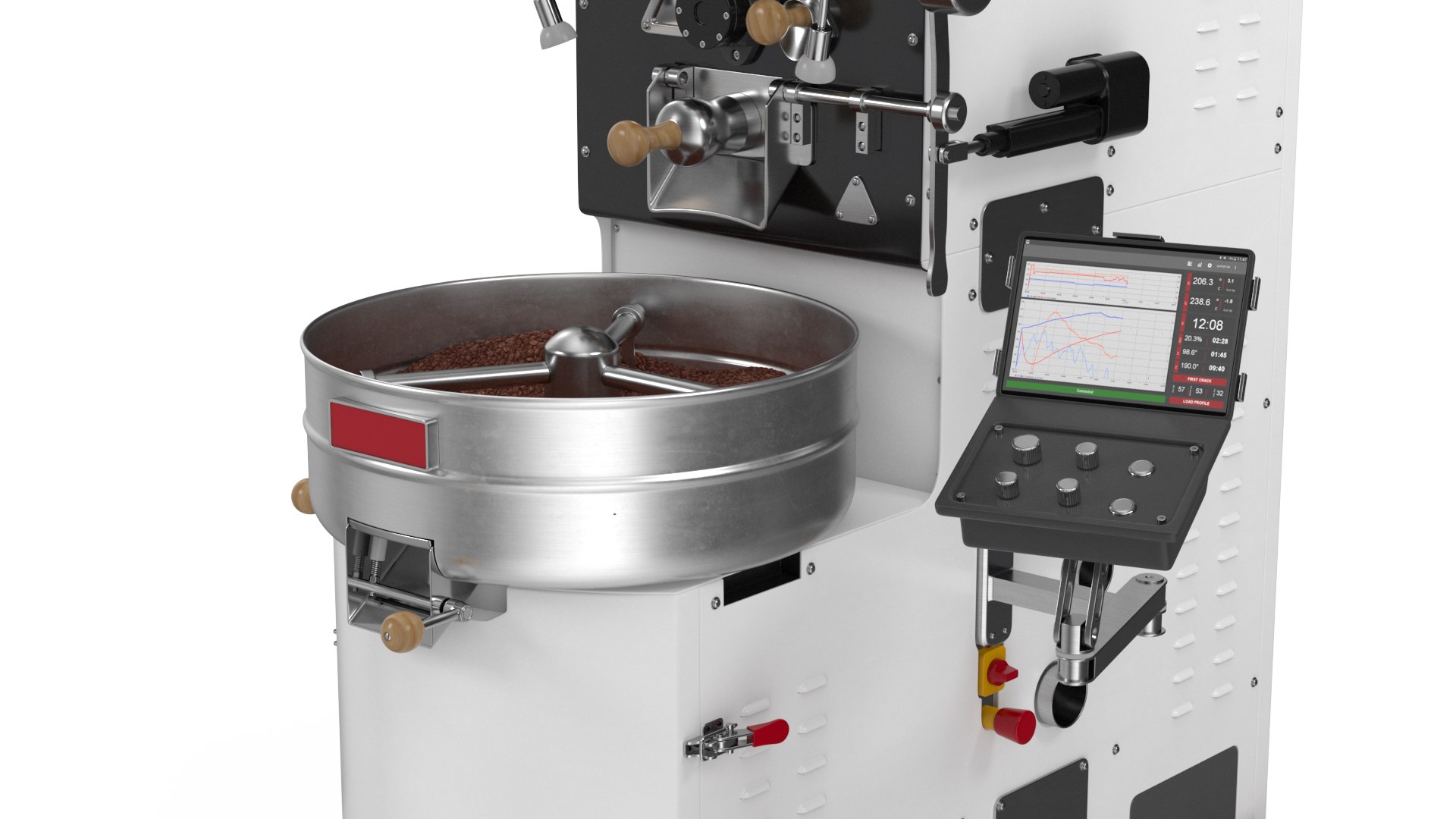 Coffee Roaster Machine White 3D Model - TurboSquid 2194293