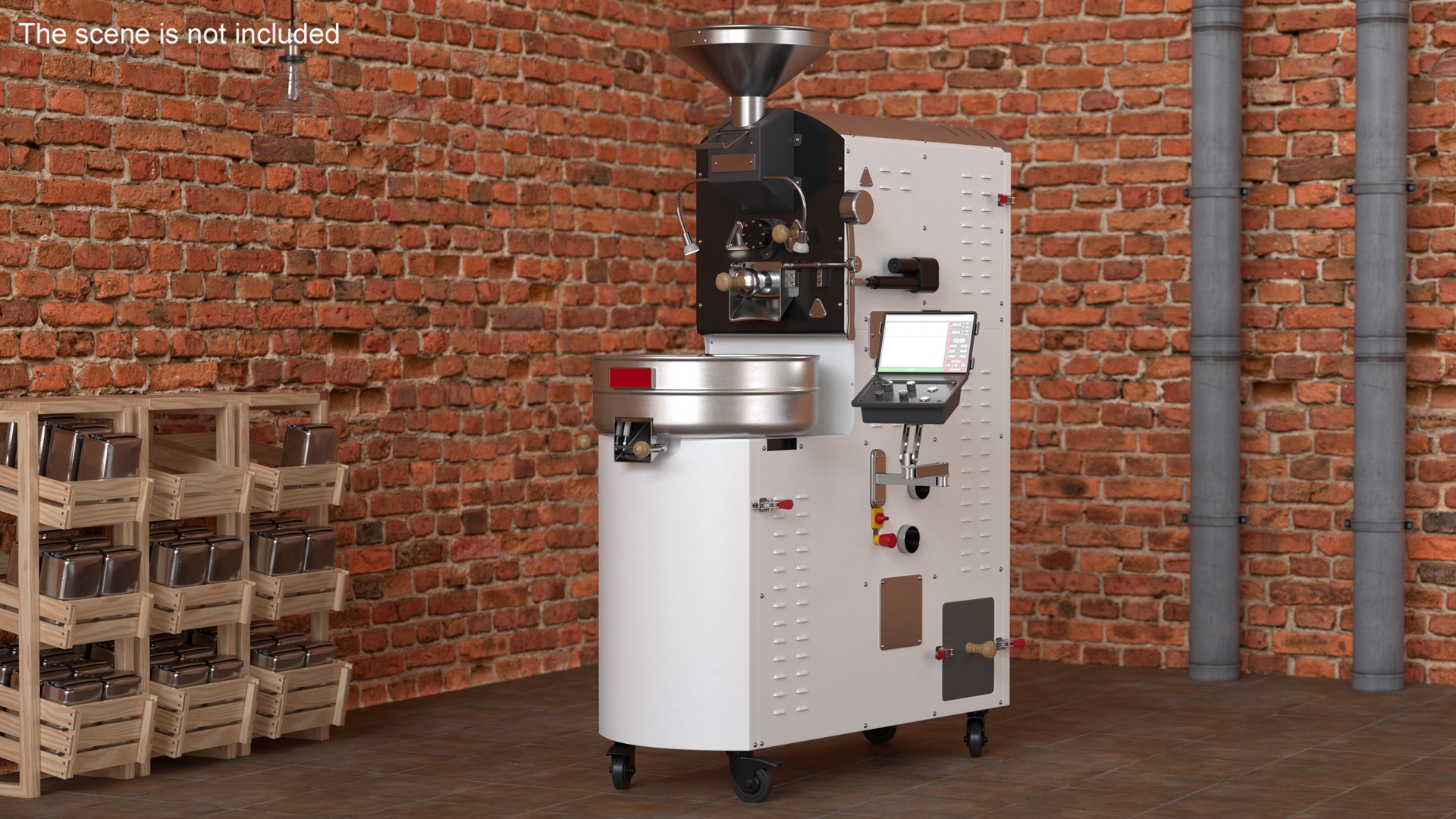 Coffee Roaster Machine White 3D Model - TurboSquid 2194293