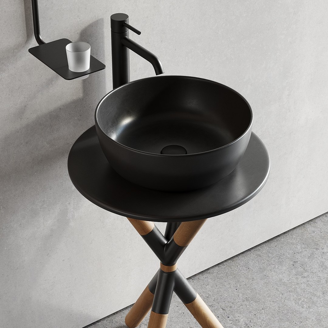 Vanity cross unit washbasin 3D model - TurboSquid 1594506