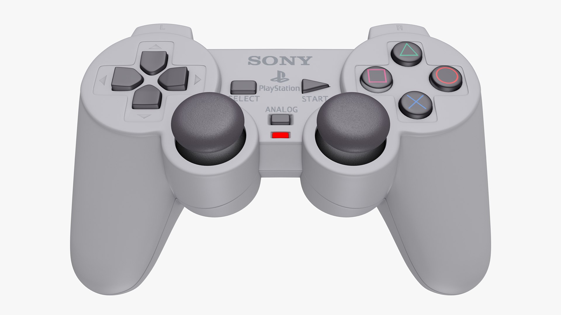 Ps1 Dual Shock Controller 3D Model - TurboSquid 2201173