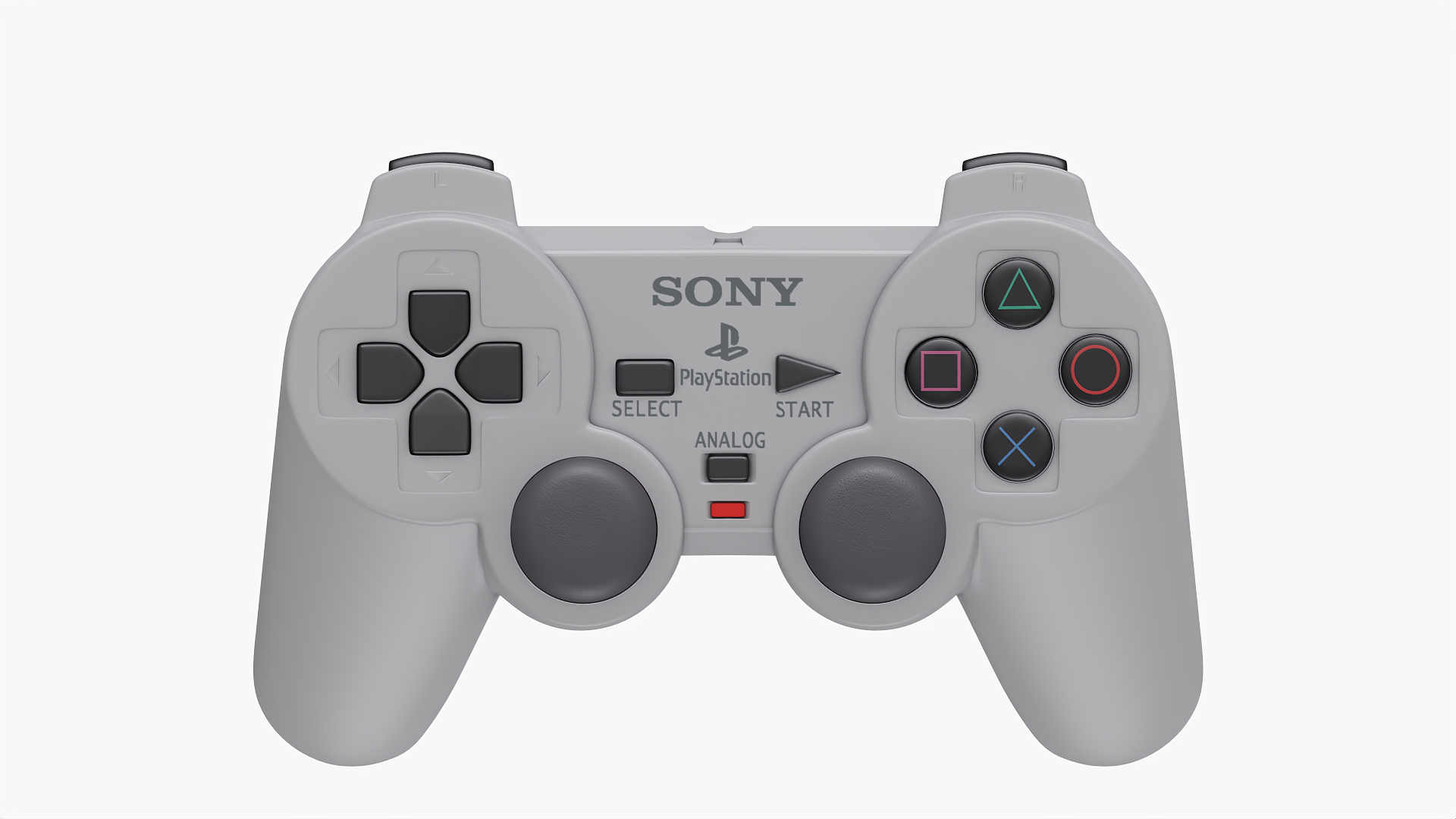 Ps1 Dual Shock Controller 3D Model - TurboSquid 2201173