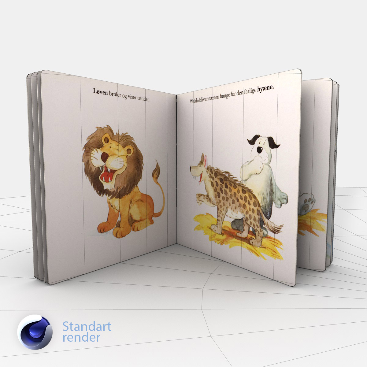 3D model book children open - TurboSquid 1151618