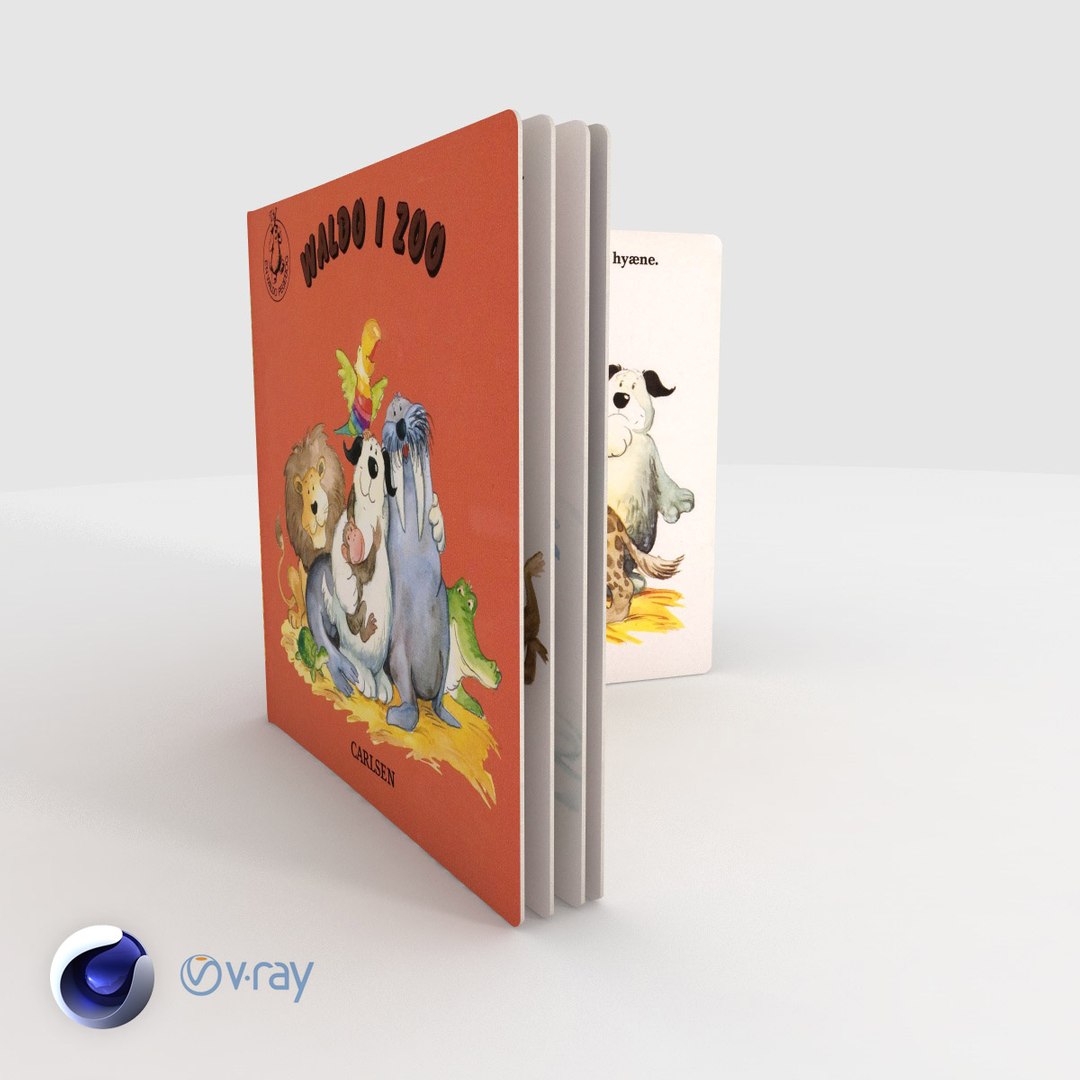 3D Model Book Children Open - TurboSquid 1151618