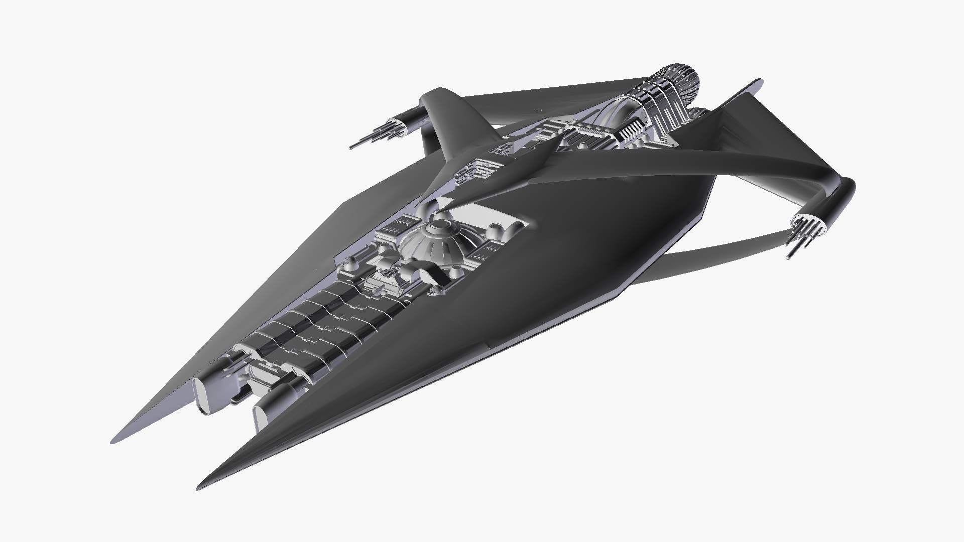 3D Gquan Narn Cruiser Model - TurboSquid 1566838