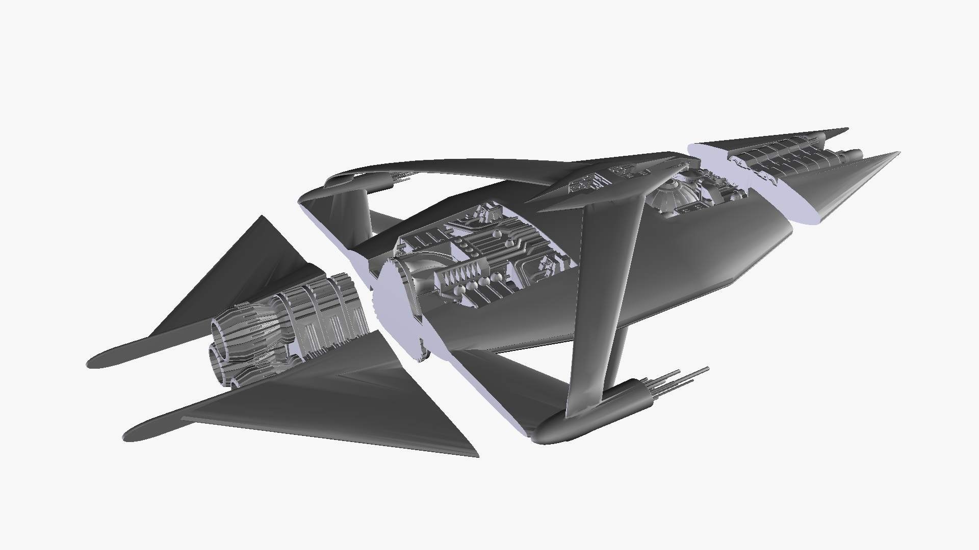 3D Gquan Narn Cruiser Model - TurboSquid 1566838