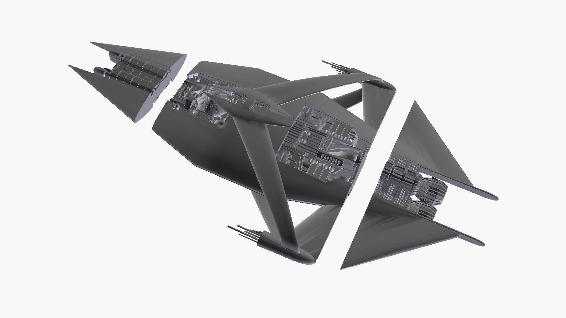 3D Gquan Narn Cruiser Model - TurboSquid 1566838